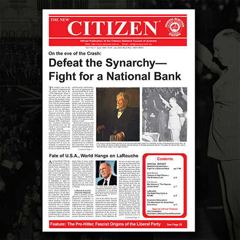Defeat the Synarchy—Fight for a National Bank – Citizens Party Online Store